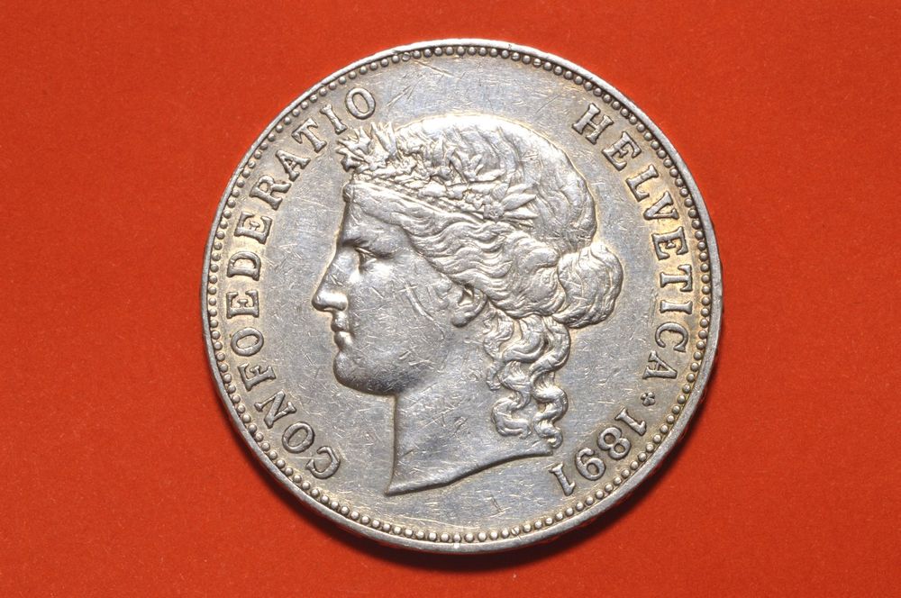 5 Franken 1891 (Gebraucht) in Oberglatt ZH für CHF 185 – mit Lieferung auf Ricardo kaufen