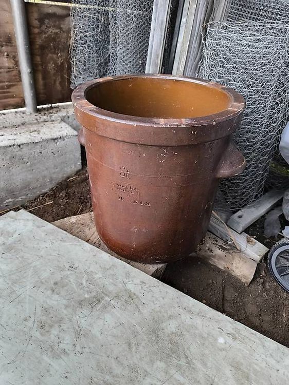 Tontopf, alter Sauerkrauttopf 20l (Gebraucht) in Vordemwald für CHF 10 ...