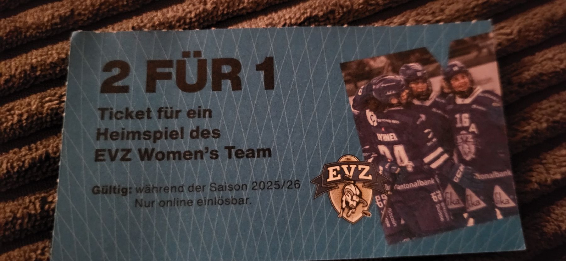 2 für 1 Ticket: EVZ Women's Team - Saison 2025/26 (Neu (gemäss Beschreibung)) in Uttigen für CHF ...