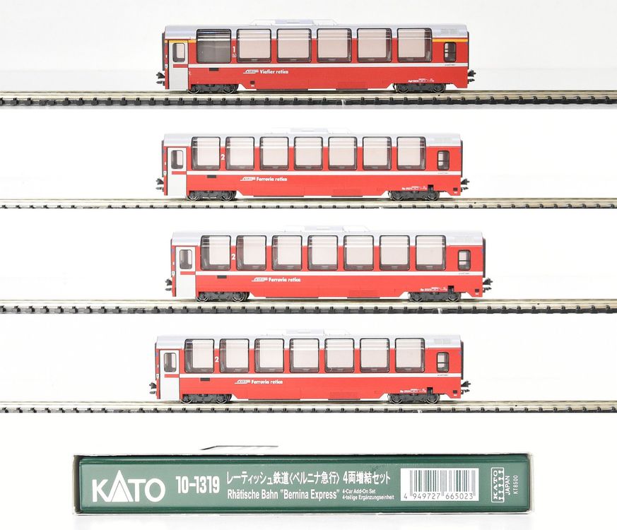 Kato 10-1319 Rätische Bahn Bernina Express 4-tlg N OVP (Gebraucht) in St. Gallen für CHF 87 ...