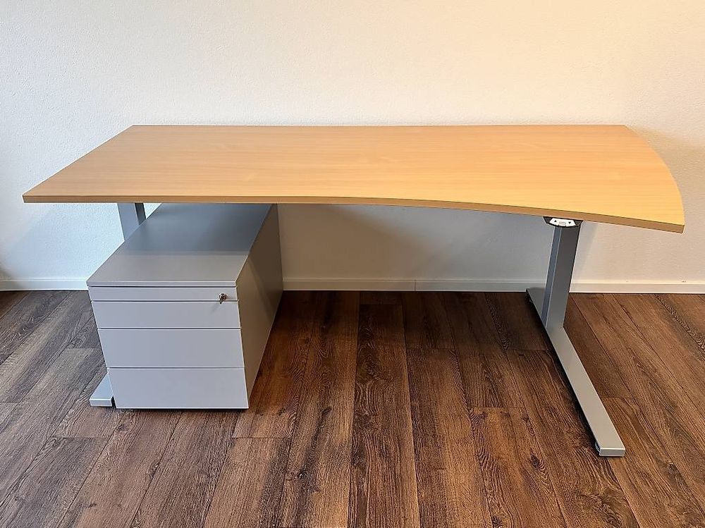Wunderschone Hohenverstellbarer Schreibtisch Gebraucht Fotos