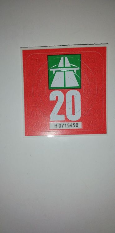 Autobahnvignette 2020 (Neu und originalverpackt) in Horn für CHF 34 – mit Lieferung auf Ricardo ...