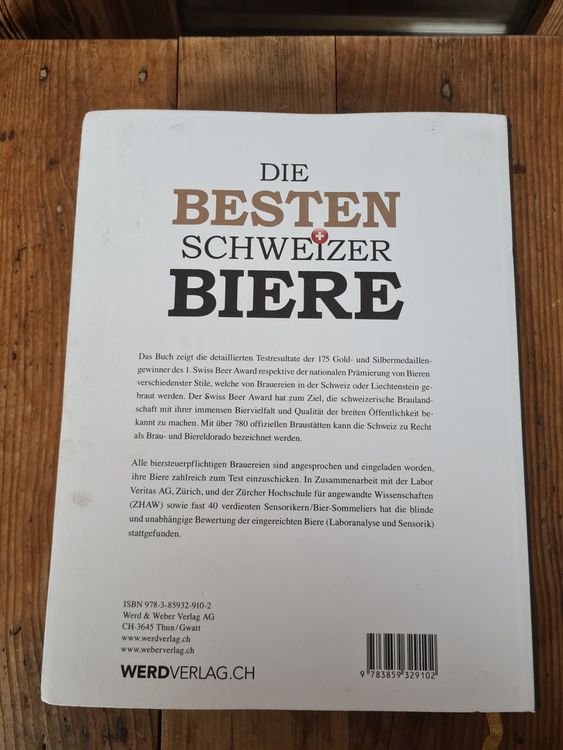 Buch, Die Besten Schweizer Biere, Swiss Beer Award (Gebraucht) in Halten für CHF 3 – mit ...