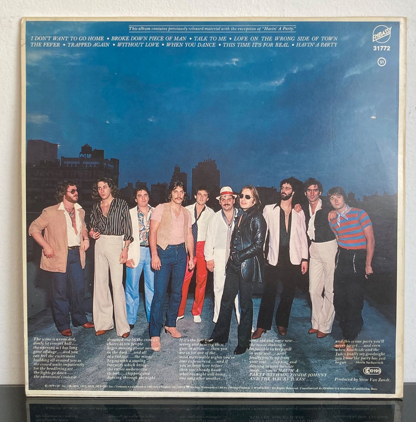 Southside Johnny & The Asbury Jukes -Havin' A Party With… LP (Gebraucht ...