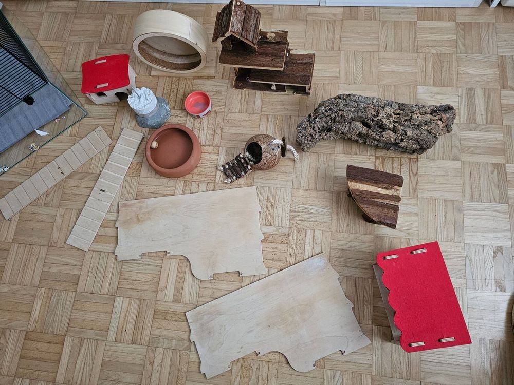 Hamsterkäfig Mäusekäfig mit zubehör (Gebraucht) in Lustmühle für CHF 12 ...