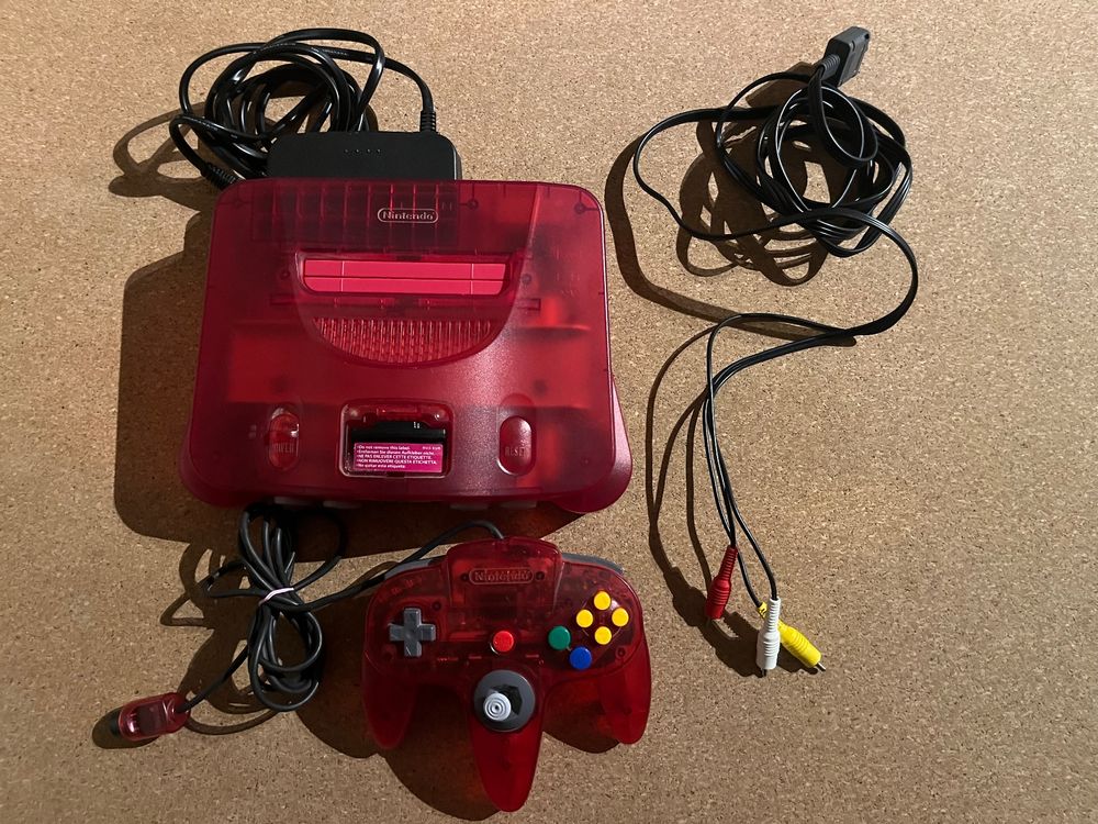 Console Nintendo 64 Clear Red | Kaufen auf Ricardo