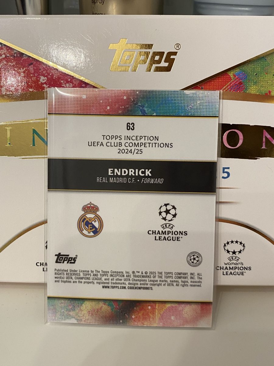 Topps Inception 24-25 Endrick /150 (Neu (gemäss Beschreibung)) in Kerns ...
