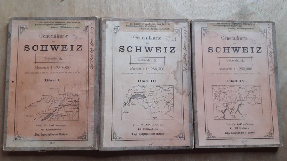 alte Karten Schweiz | Kaufen auf Ricardo