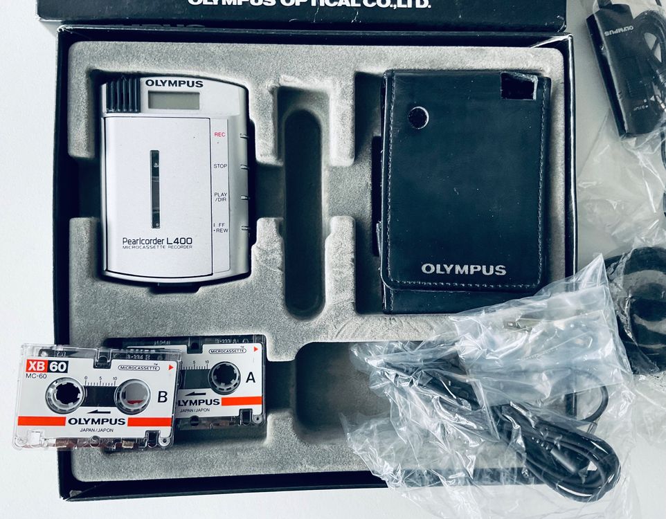 OLYMPUS Pearlcorder L400 Microcassette Recorder Diktiergerät | Kaufen auf Ricardo