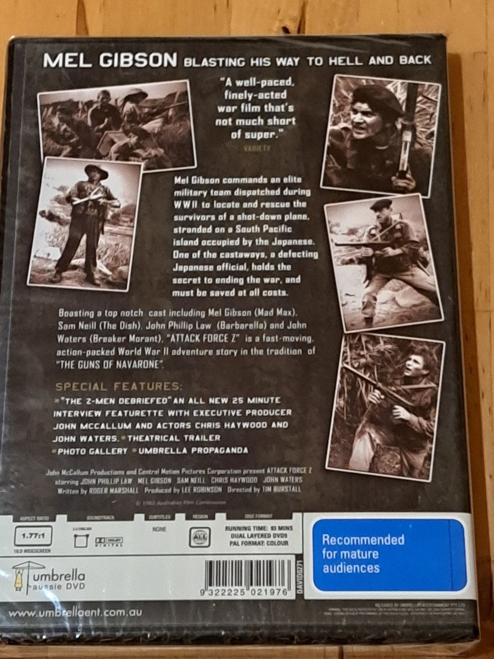 IMPORT-DVD Attack Z Force (The Z Men) mit Mel Gibson (Neu und ...