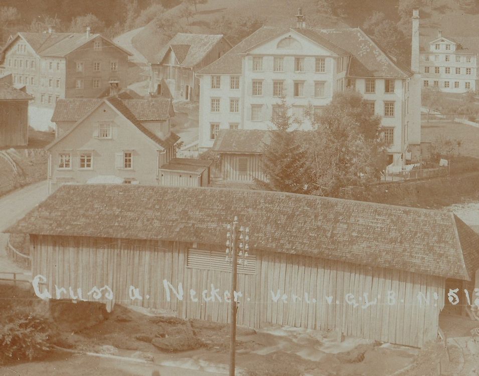 Gedeckte "Grütli" Holzbrücke Necker-Oberhelfenschwil (1910) (Gebraucht) in Fällanden für CHF 43 ...
