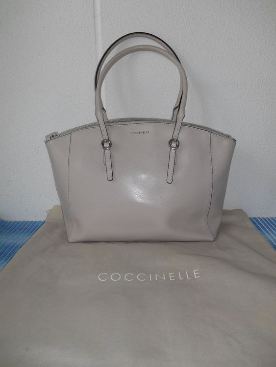 Coccinelle Leder Handtasche beige | Kaufen auf Ricardo