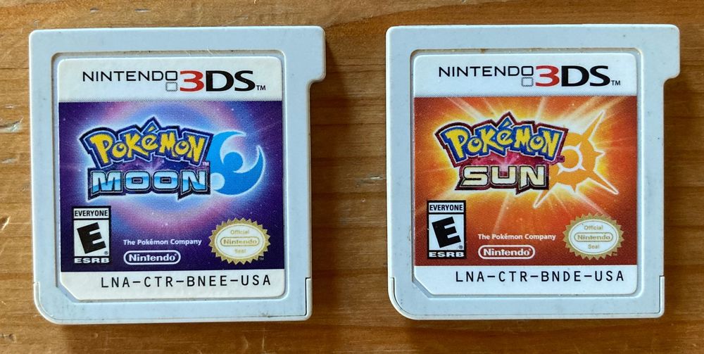 2x Pokémon: Sonne & Mond / Sun & Moon (Module) - 3DS (Neu (gemäss ...