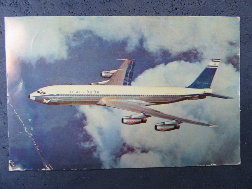AK AVIATIC ELAL ISRAEL AIRLINES BOEING 707 1969 ISRAEL BUG (Gebraucht ...