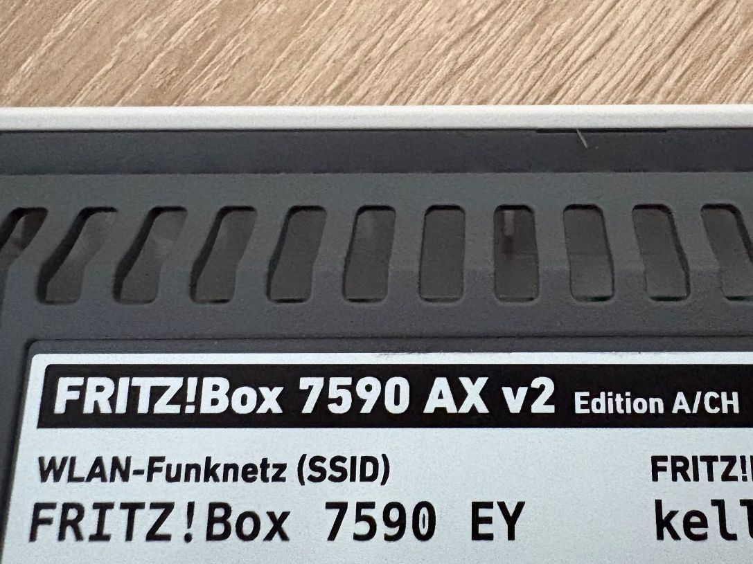 FRITZ!Box 7590 AX v2 AT/CH – Wi-Fi 6 (Neu (gemäss Beschreibung)) in ...