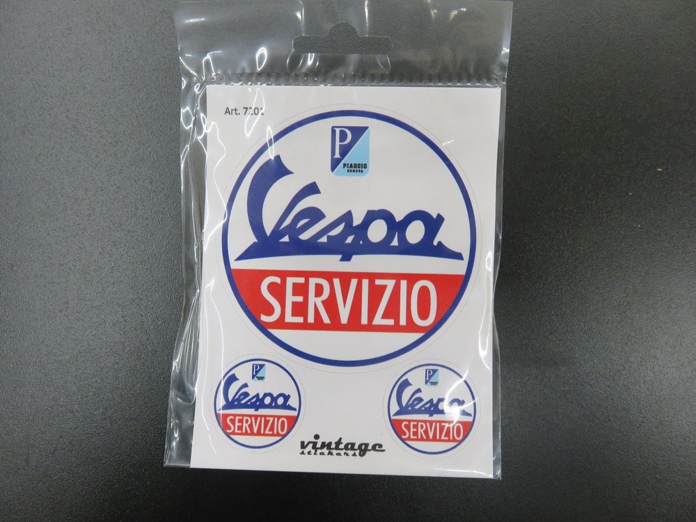 Vespa Servizio Vintage Sticker (Neu und originalverpackt) in für CHF 5. ...