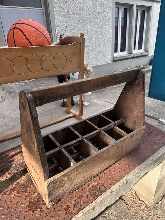 Antike Holz Harasse Burgdorf Transportkiste (Gebraucht) in Langenthal für CHF 14 – nur Abholung ...
