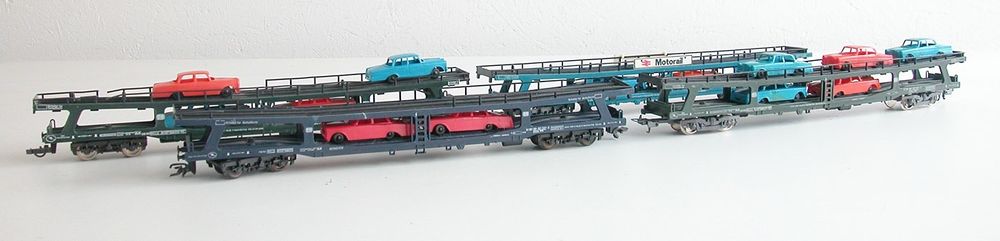 Lima 4 Autotransportwagen DDm 915 Spur H0 mit Mängeln (Gebraucht) in ...