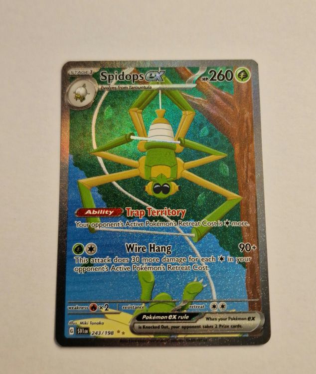 Pokemon Spidops EX SVI EN 243/193☆☆ ab 1.- | Kaufen auf Ricardo