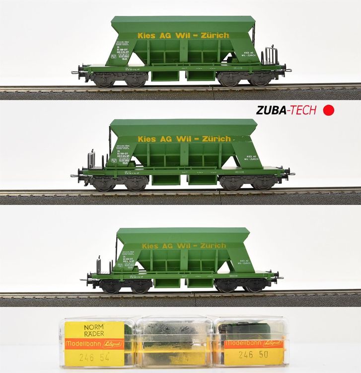 Liliput 3x Kieswagen der SBB H0 GS OVP (Gebraucht) in St. Gallen für CHF 48 – mit Lieferung auf ...