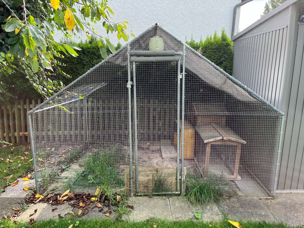 Begehbarer Hasenstall mit Auslauf, Occasion (Gebraucht) in ...