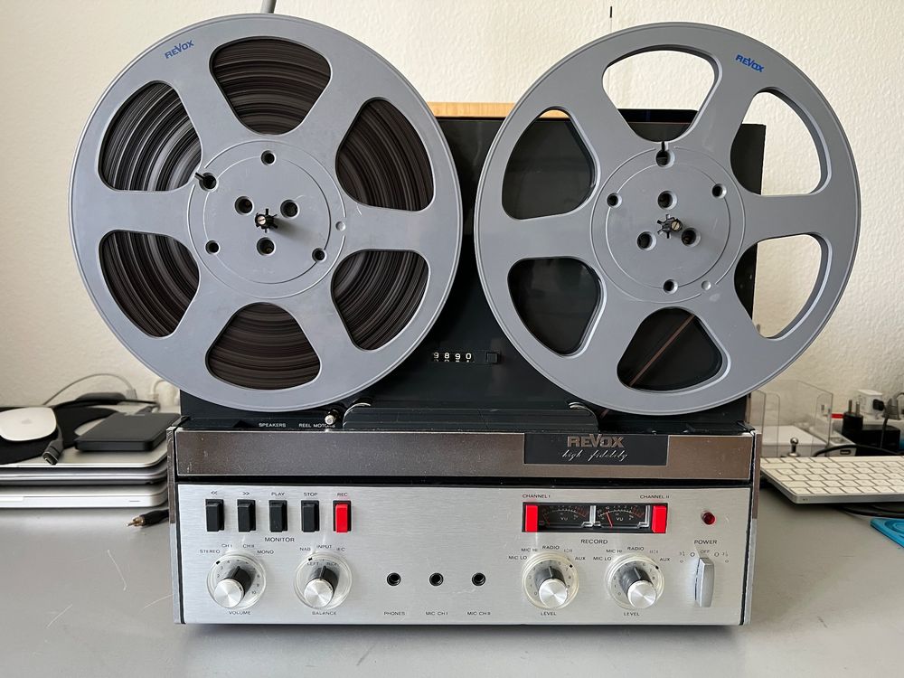 Revox A77 MK-I 2-Spur mit Nussbaumgehäuse, revidiert (Gebraucht) in Goldach für CHF 260 – nur ...