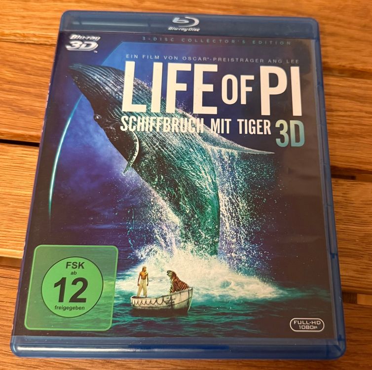Life of Pi 3D Blu-ray (Gebraucht) in Rothrist für CHF 1 – mit Lieferung ...