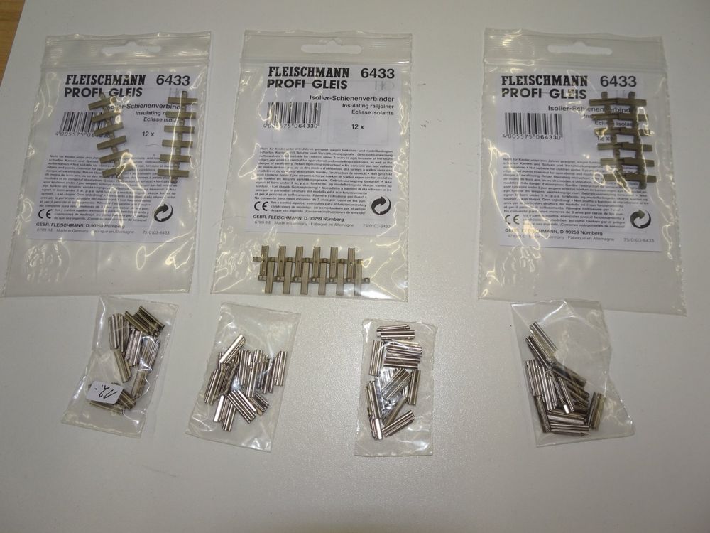 Fleischmann Schienenschuhe Isolierschienenverbinder HO 6433 | Kaufen ...