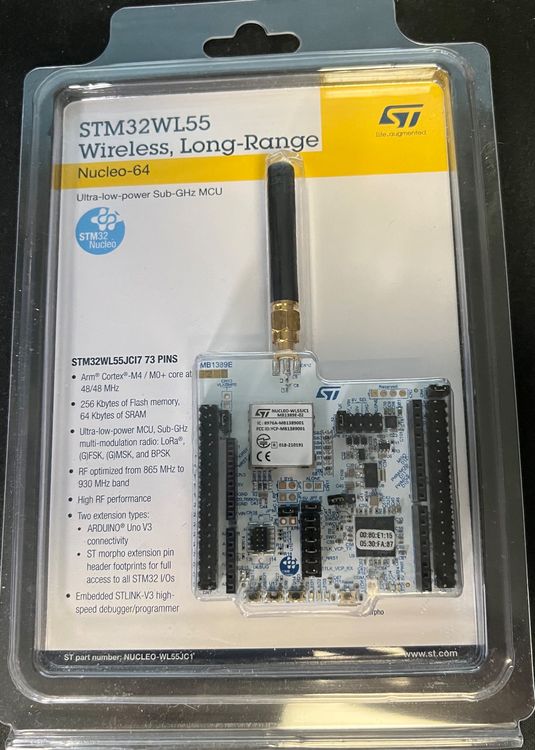 STM32 NUCLEO-WL55JC1 LoRaWAN Entwicklungsboard (Neu und ...