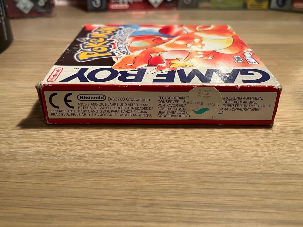 Pokemon Rot / Rote Edition OVP Komplett Gameboy Deutsch | Kaufen auf ...