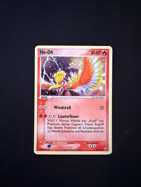 🔥 Pokemon Ho-oh 27/115 EX Hidden Forces 🔥 (Gebraucht) in Felben ...