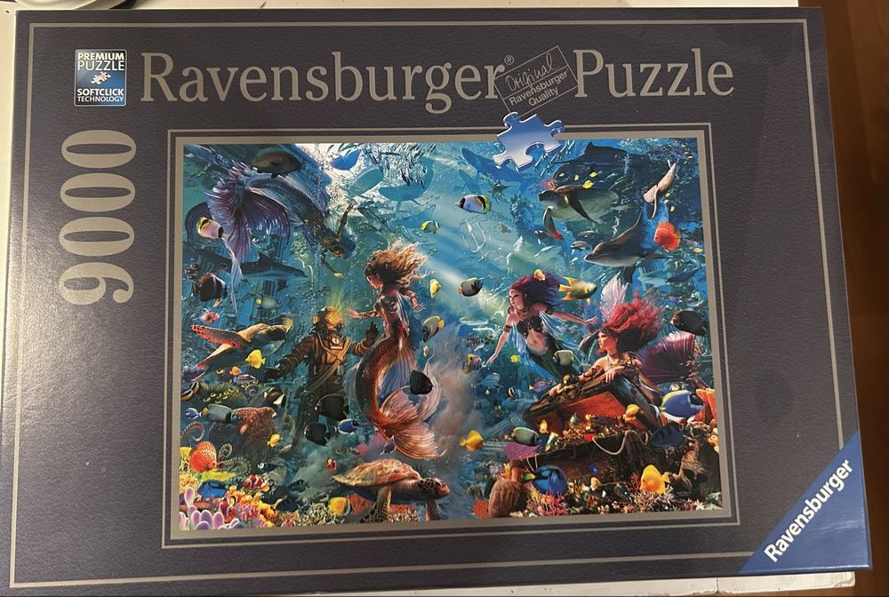 Ravensburger Puzzle 9000 Teile Unterwasserwelt Meerjungfraue | Kaufen ...