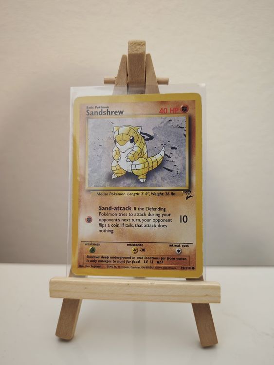 Carte Pokémon Sandshrew 40 PV #827 Vintage legendary | Kaufen auf Ricardo