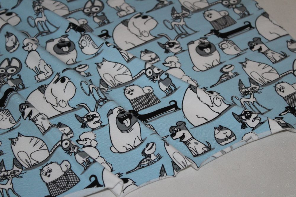 Sale%% Stoff Digital Jersey DreamWorks Pets "Max & Freunde" | Kaufen ...