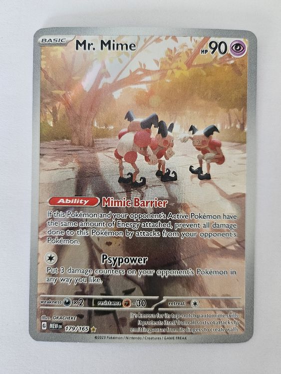 Carte Pokémon Mr. Mime 179/165 (EN) (Neu (gemäss Beschreibung)) in Le ...