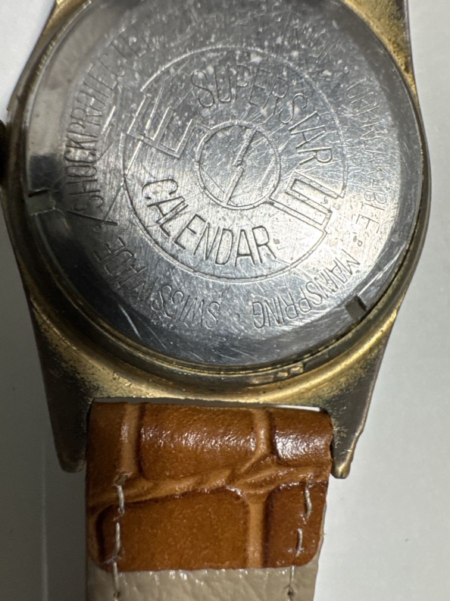 Montre homme vintage Superstar Calendar - 23 Rubis (D'occasion) à La ...