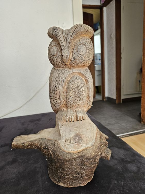 Holz Eule | Kaufen auf Ricardo
