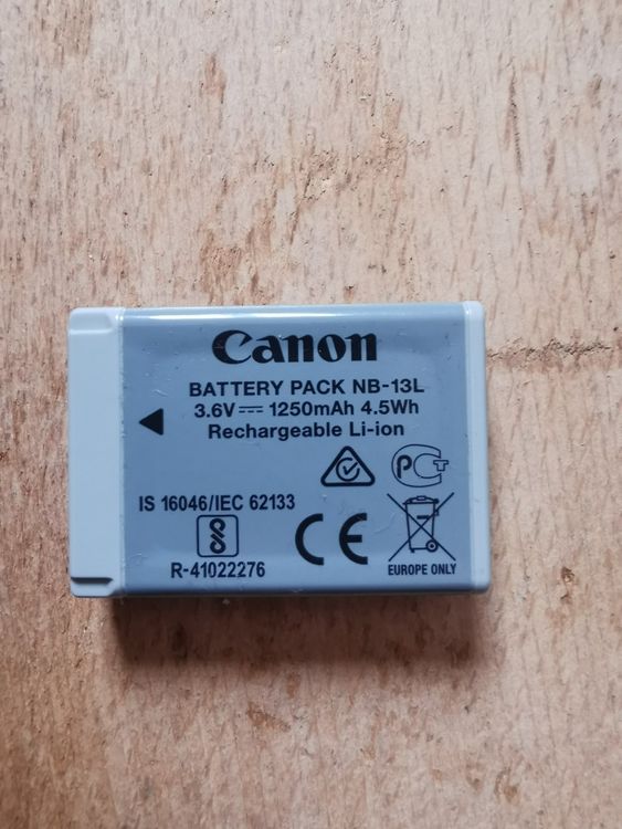 Canon battery pack NB-13L | Kaufen auf Ricardo