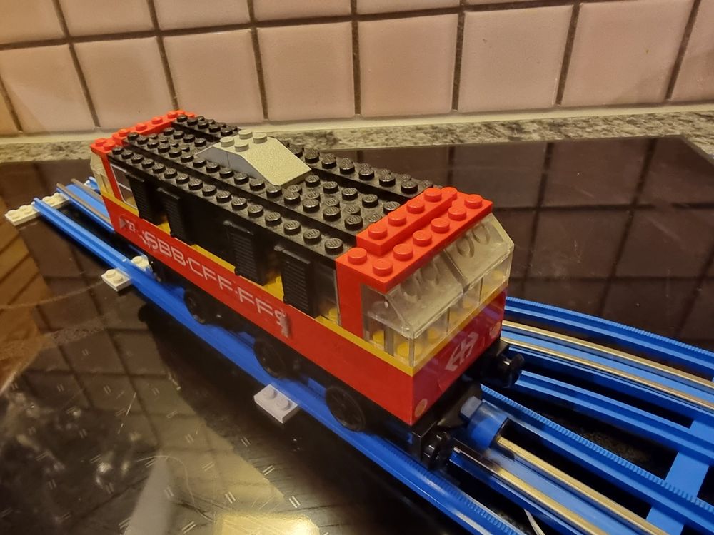 LEGO LOKOMOTIVE 727 SBB CFF FFS aus 70er Jahre (Gebraucht) in Grossaffoltern für CHF 40 – mit ...