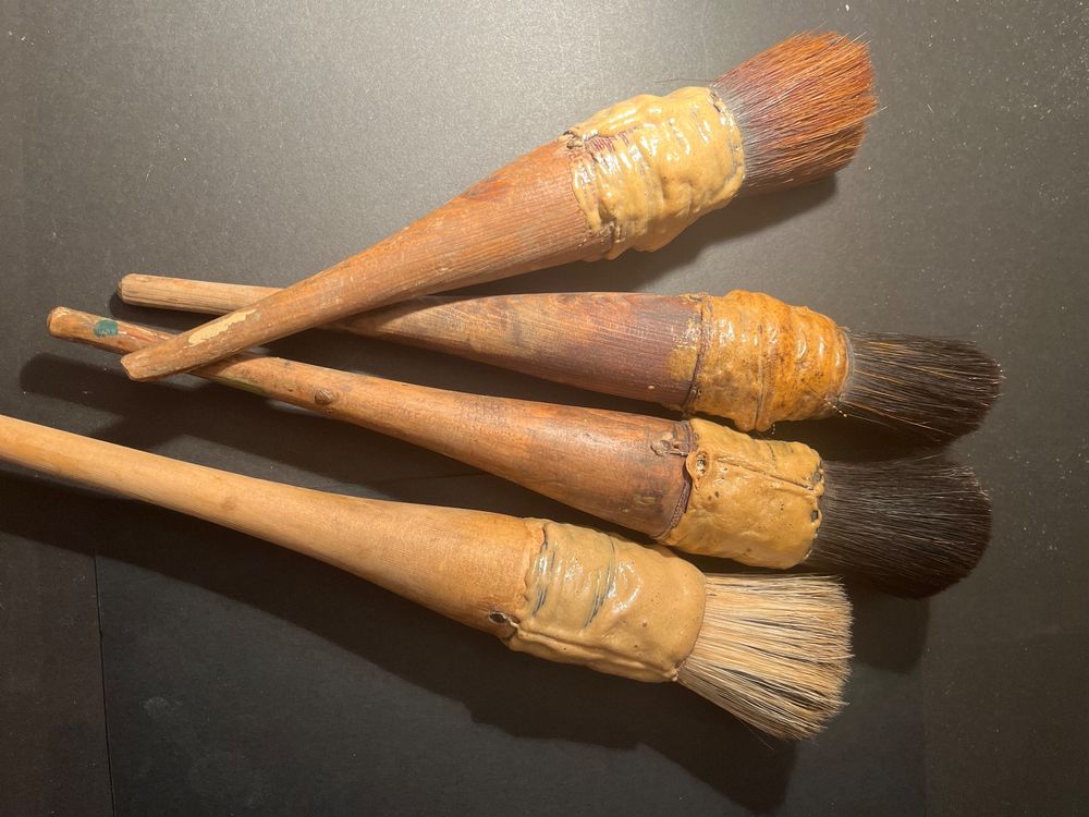 Alte Pinsel mit Echthaaren | Kaufen auf Ricardo