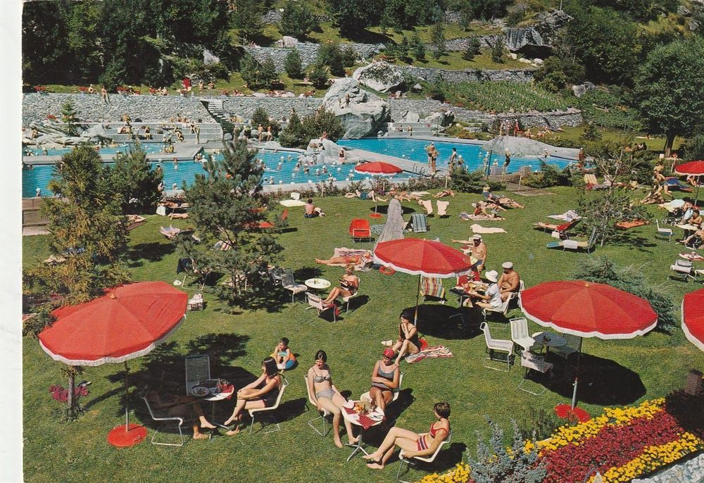 Brigerbad stark belebt um 1968 (Gebraucht) in Lumbrein für CHF 3 – mit Lieferung auf Ricardo kaufen