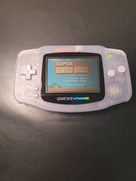 Gameboy Advance Ice blue + Super Mario bros [NES Edition] | Kaufen auf ...
