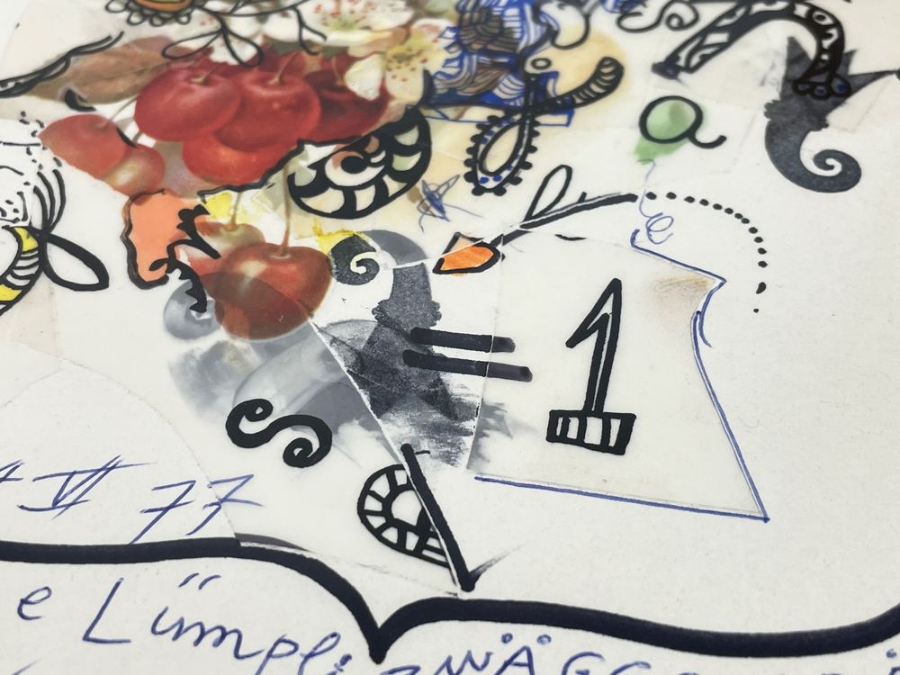 Jean Tinguely (1925-1991) Mischtechnik Collage (Gebraucht) in Root für CHF 895 – mit Lieferung ...