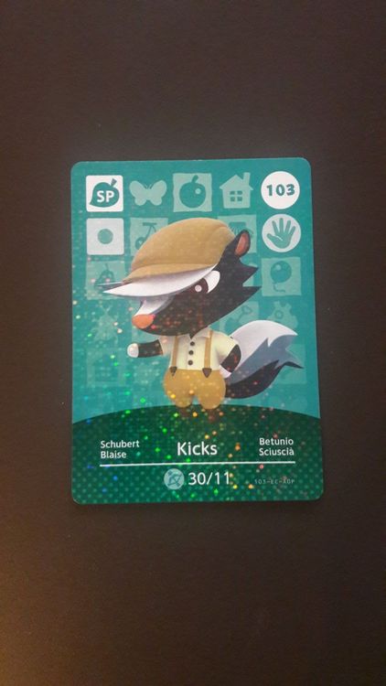 ACNL/NH Amiibo Karte - Nr. 103 Schubert (Gebraucht) in Nänikon für CHF ...