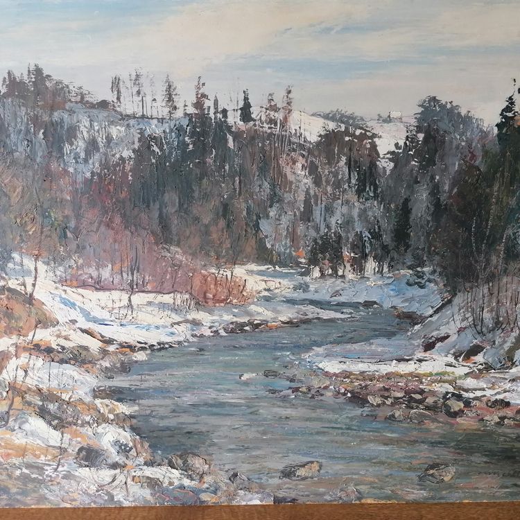 MAX KELLER (1912 - 1982) Paesaggio invernale | Kaufen auf Ricardo