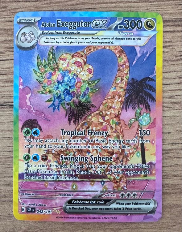Alolan Exeggutor ex SIR Pokemon SSP 242 (Neu (gemäss Beschreibung)) in ...