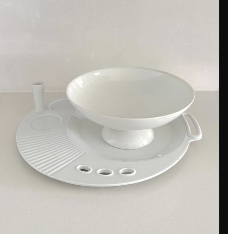 DESIGN-Massimo Morozzi Servierplatte von 1987, 2er Set (Gebraucht) in ...