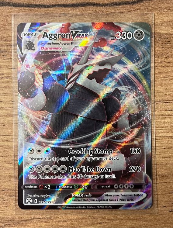 Aggron VMAX 97/172 Pokemon Brilliant Stars (Neu (gemäss Beschreibung ...