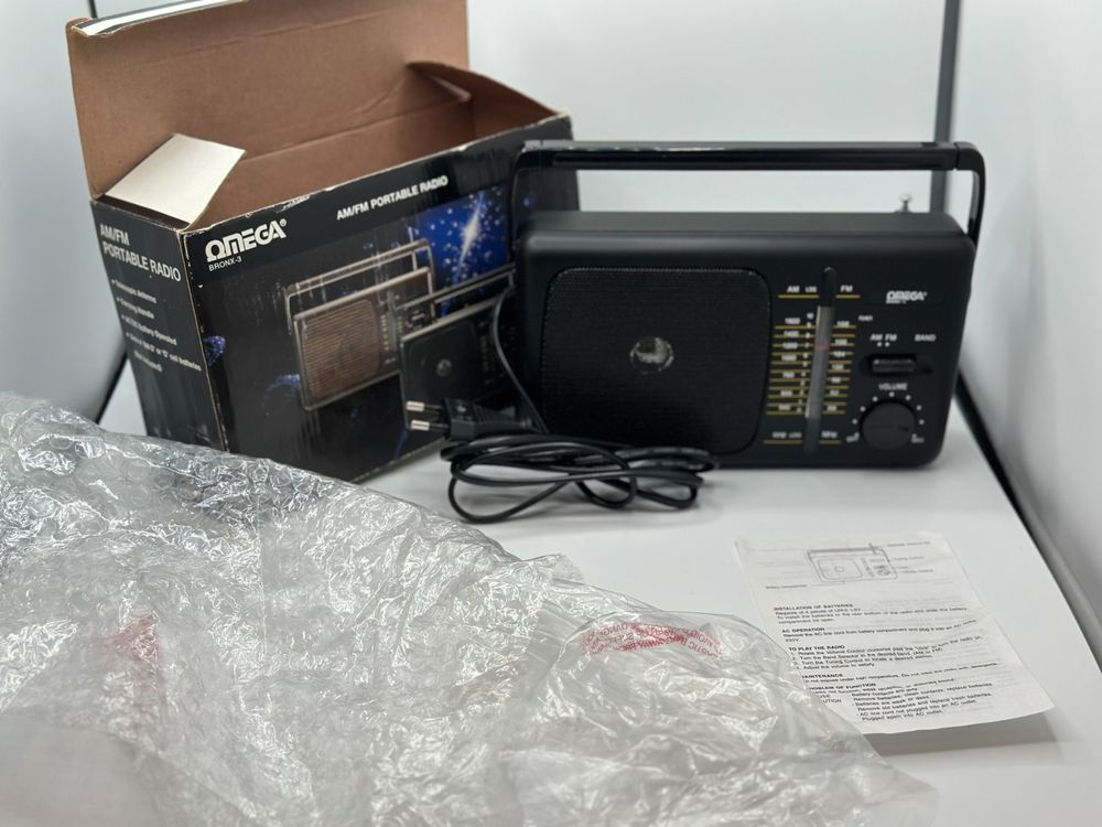 RADIO vintage 1990 ! Omega Bronx-3 3003 +Test OK! FM (Gebraucht) in ...