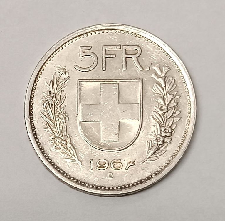 5 Franken 1967 (Gebraucht) in Matzingen für CHF 9 – mit Lieferung auf Ricardo kaufen